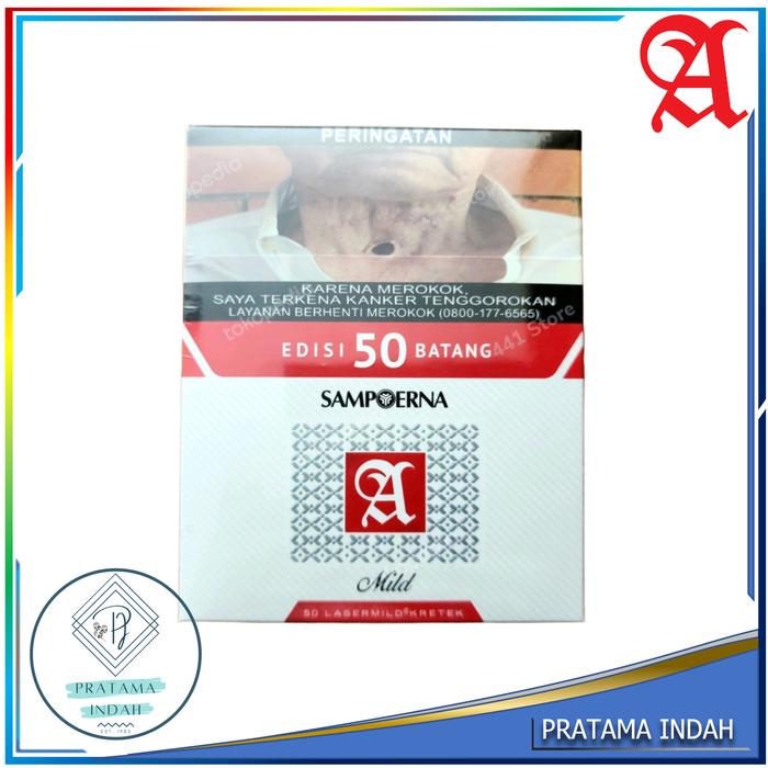 Jual ROKOK SAMPOERNA MILD ISI 50 BATANG LASER MILD KRETEK (GROSIR ...