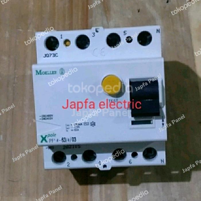 Jual ELCB Moeller Xpole PFM-63/4/03 4 Pole 63 Ampere Original - Jakarta Pusat - Japfa Panel ...