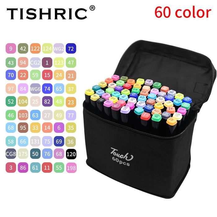 Jual 80 Pcs Spidol Sepidol Gambar Warna Warni 1 Set Lengkap Murah Art ...