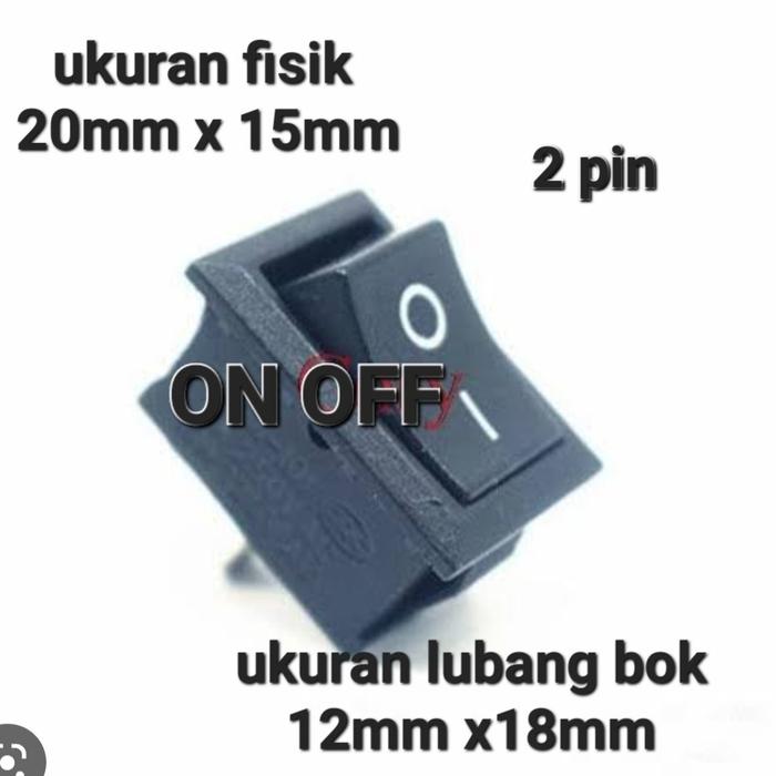 Jual on off swith saklar pencet switch tombol stop kontak - Kab. Bekasi ...
