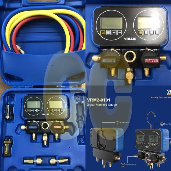 Jual MANIFOLD DIGITAL VALUE VRM2-0101i ( UNTUK SEMUA FREON ) - Jakarta ...