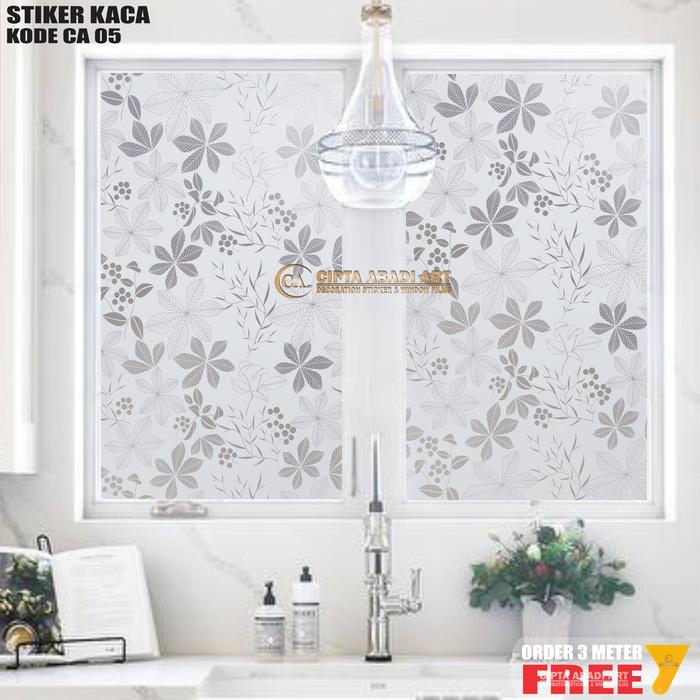 Promo Stiker Kaca Motif Batik Bunga Terbaru L-90 - Kota Bekasi - CIPTA ...