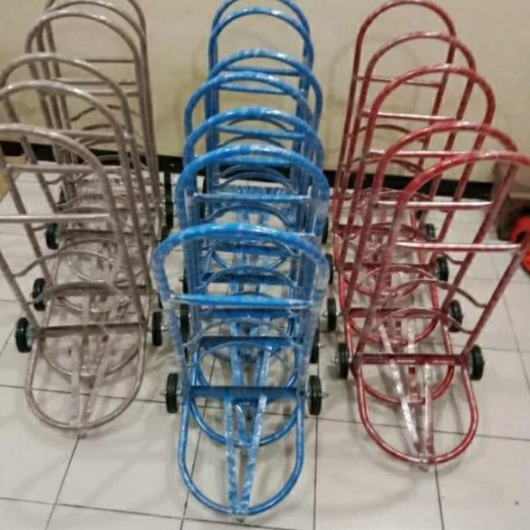 Jual TROLLEY RODA 2 BAHAN BESI BERKUALITAS KAPASITAS 100Kg / Troli ...