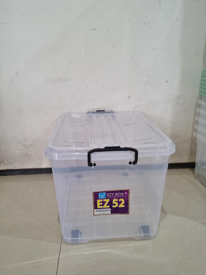 Jual Container Box EZY 52L Bening / Box transparan - Kota Bandung ...