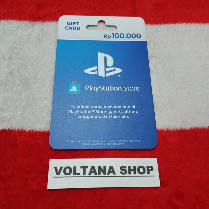 Jual PSN 100K 100.000 GIFT CARD Wallet Playstation Indonesia PS4 PS5 - Kab. Serang - VOLTANA ...