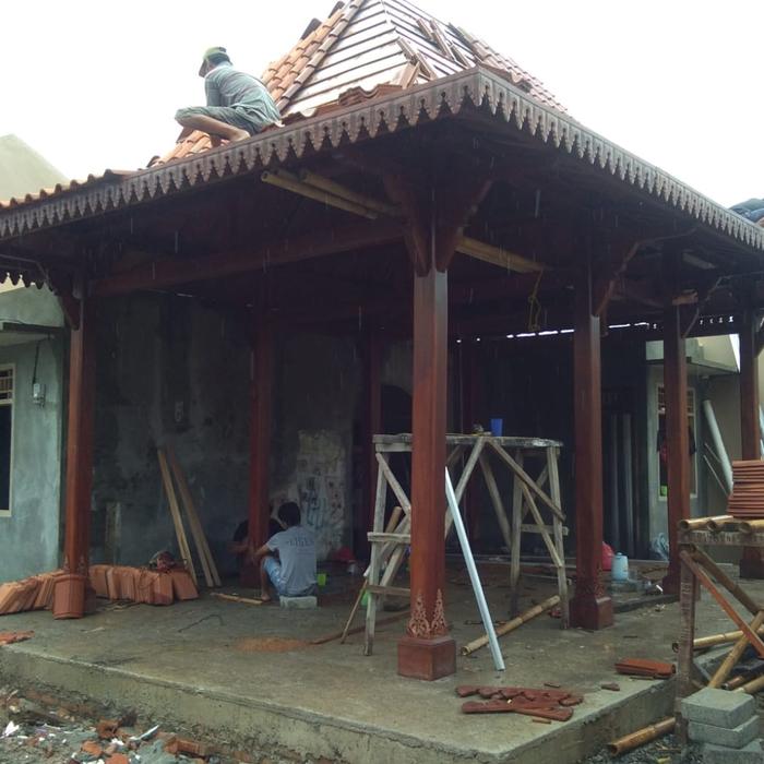 Jual PENDOPO MINIMALIS/ PENDOPO KECIL/ PENDOPO JAWA KAYU JATI/ PENDOPO ...