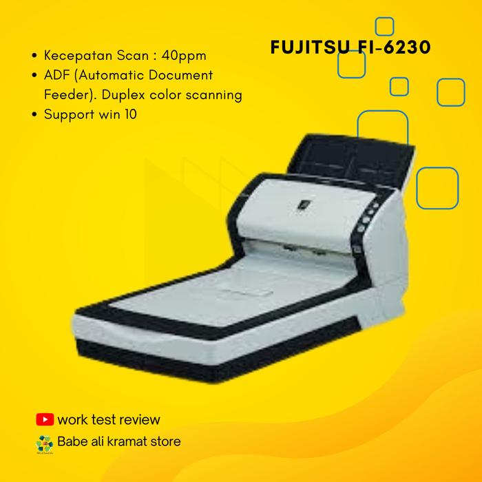 Jual Scanner folio Fujitsu fi-6230 Speed Scan Hingga 40PPM Color Duplex ...