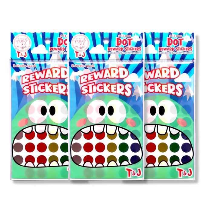 Jual DOT 13mm REWARD STICKER - Sticker DOT 13MM - TOM and JERRY [ 1 Pad ...