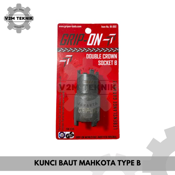 Jual Kunci Baut Mahkota Type B / Double Crown Socket Pembuka Mur ...