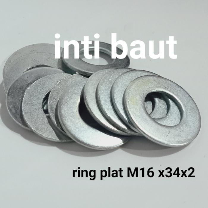 Jual ring plat m16 x 33 x 2 putih isi 20 pcs - Kab. Pemalang - inti ...