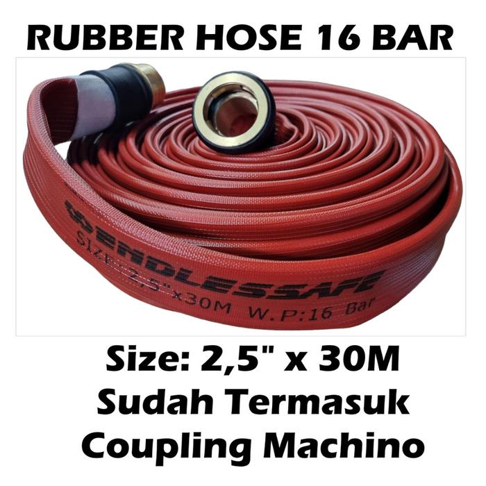 Jual Fire Hose Rubber 2,5"x30m Selang Pemadam hydrant JETSTAR / JET STAR - Jakarta Barat - Toko ...