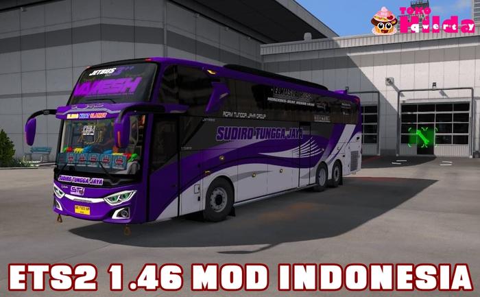 Jual ETS2 1.46 + 78 DLC Mod Bus Truk Mobil dan Map Indonesia - Map ...