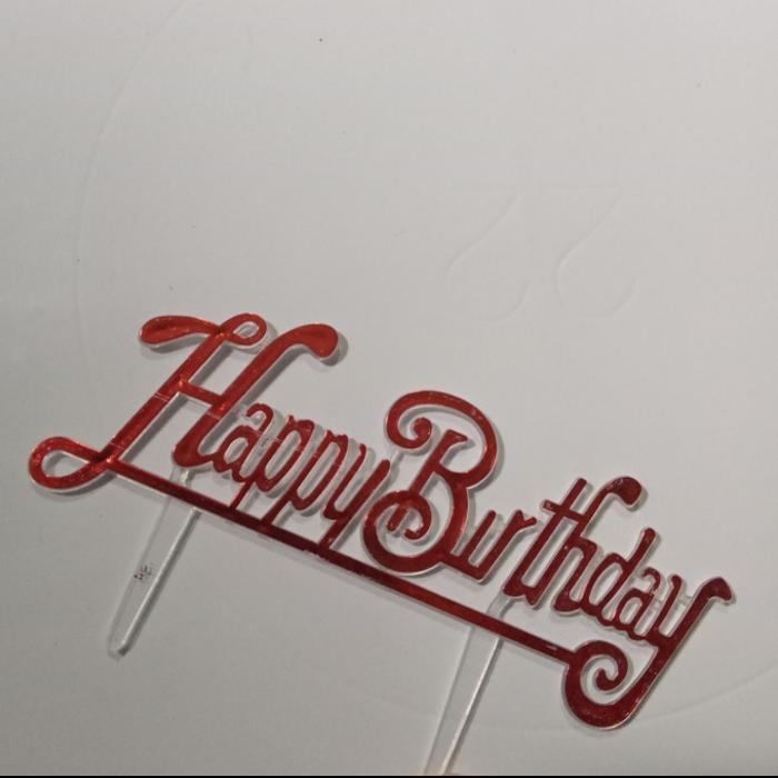 Jual Topper Mini, Hiasan Happy Birthday Cupcake, Topper Kecil Ulang ...