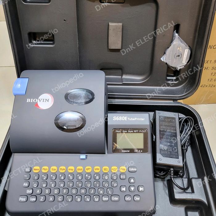 Jual Marker Tube Printer/Marking Tube/Labels Mesin BIOVIN S680E ...