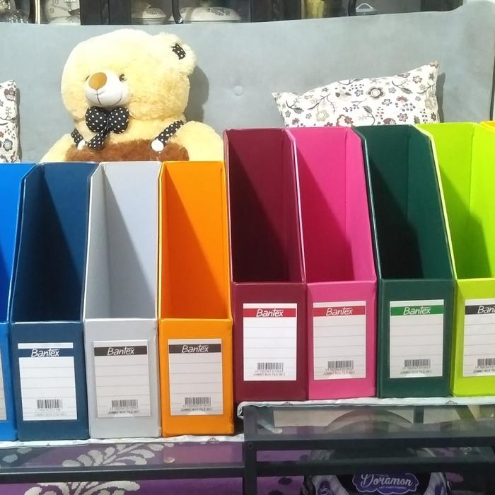 Jual box file jumbo bantex bambi bindex warna random harga promo ...