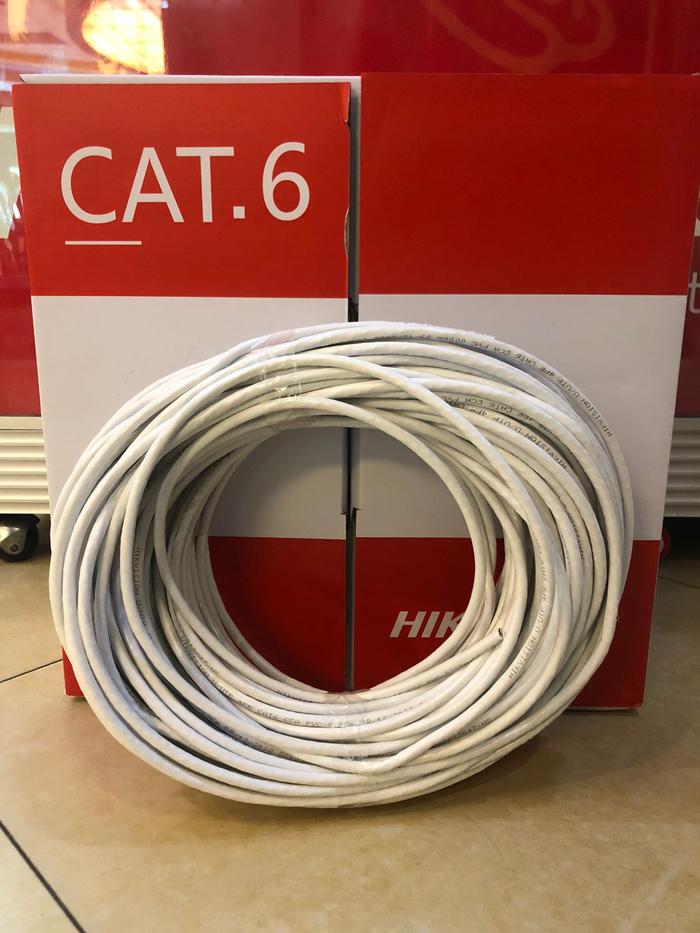 Jual Ds-1ln6u-w/cca Cat6 Hikvision Kabel Lan Utp Cat 6 305 Meter 23awg ...