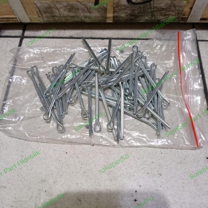 Jual Cotter pin / spipen / split pin 5mm x 60mm / bahan besi - Jakarta ...