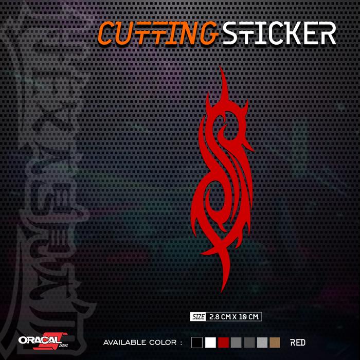 Slipknot Logo Red Slipknot 'Red Logo Over Nonogram' (Iron On) Patch