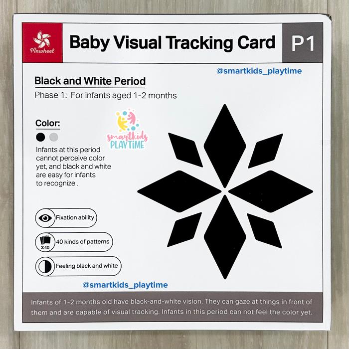 Jual Pinwheel Baby Visual Tracing Card 5in1 Phase Mainan Edukasi ANak ...