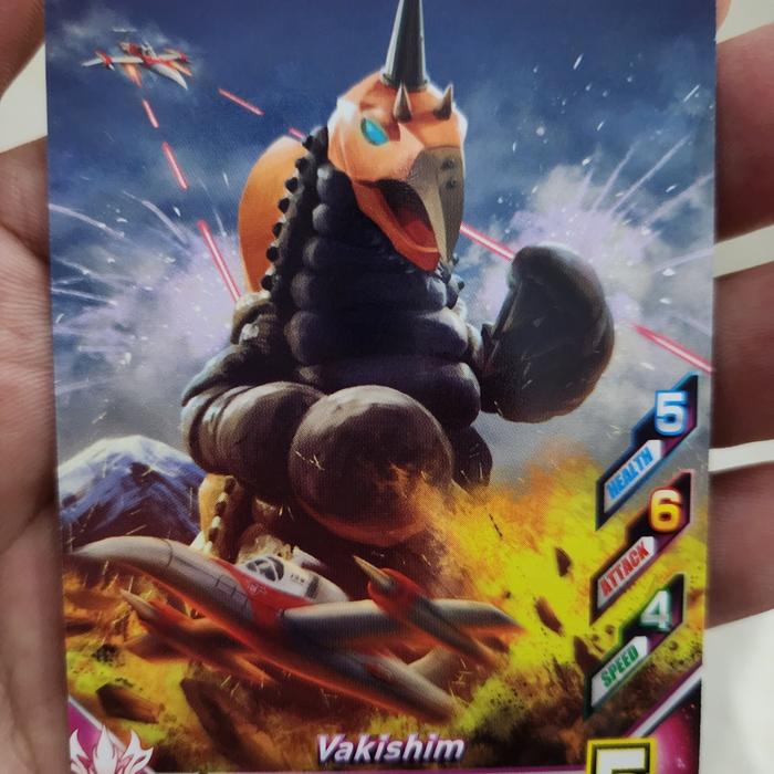 Jual kartu ultraman fusion fight, ultramonster vakishim b2 - 058 - Kota ...