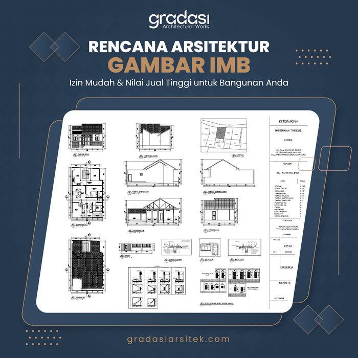 Jual Gambar IMB Bangunan Lengkap | Gambar Izin Mendirikan Bangunan ...