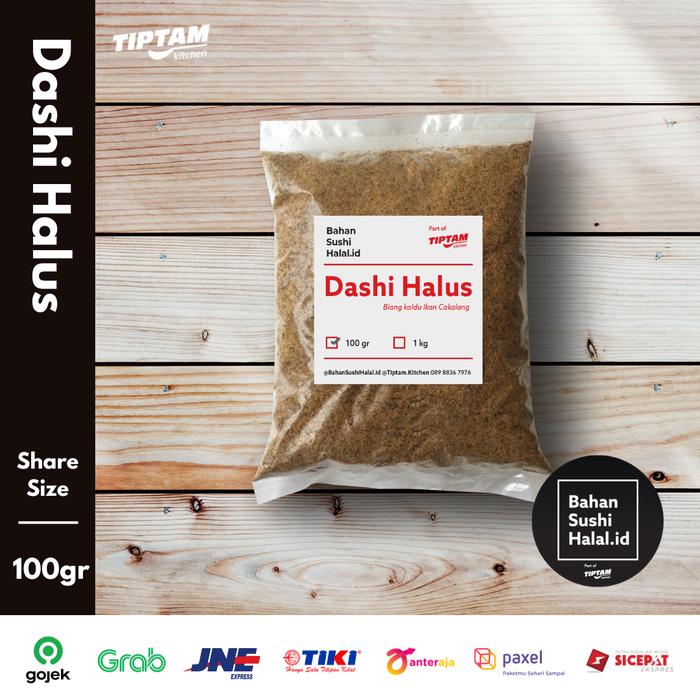 Jual DASHI bubuk HALAL 100gr katsuobushi halus bahan kaldu ikan non msg ...