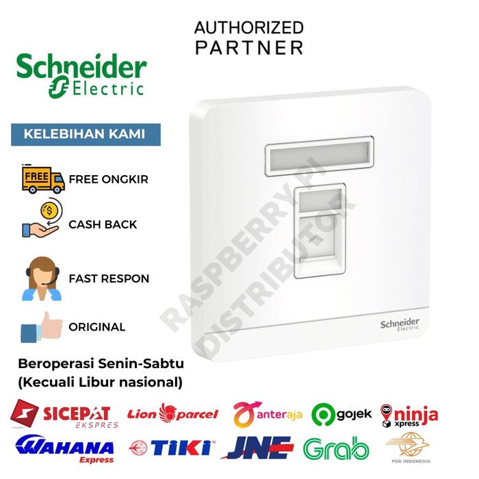 Jual SCHNEIDER AVATARON E8331RJS4_WE WHITE OUTLET TELEPON - Jakarta ...