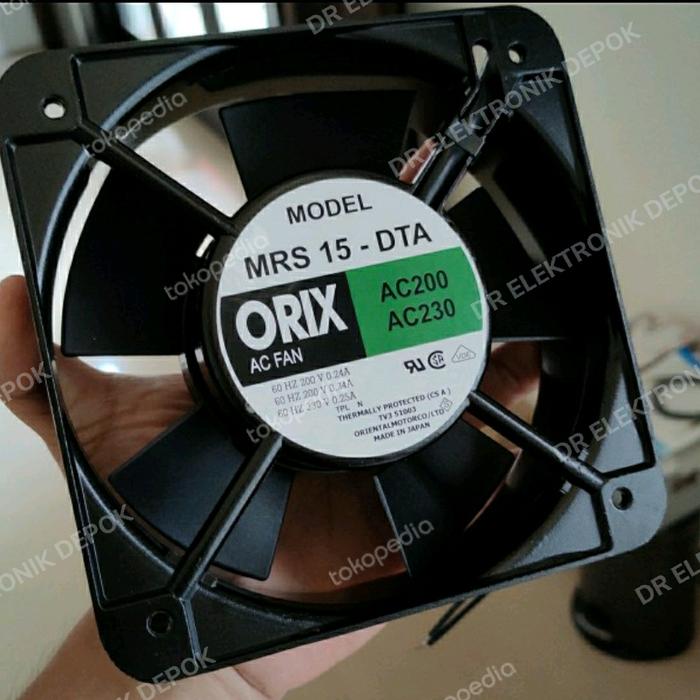 Jual FAN ORIX 220V MRS 15 DTA -AC MRS15 Cooling 220volt Kipas 6" inch 15cm - Kota Depok - DR ...