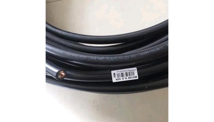 Jual Kabel Supreme Nyy 3x6 outdoor tanam tanah taman hitam meteran ecer ...