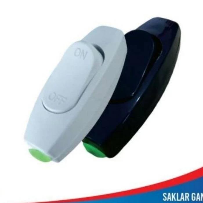 Jual SAKLAR GANTUNG ON OFF MODEL BESAR SAKLAR TENGAH HITAM PUTIH SNI ...