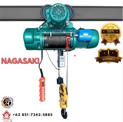 Jual Electrik WIRE ROPE Hoist 1ton x 12meter NAGASAKI JAPAN - Jakarta ...