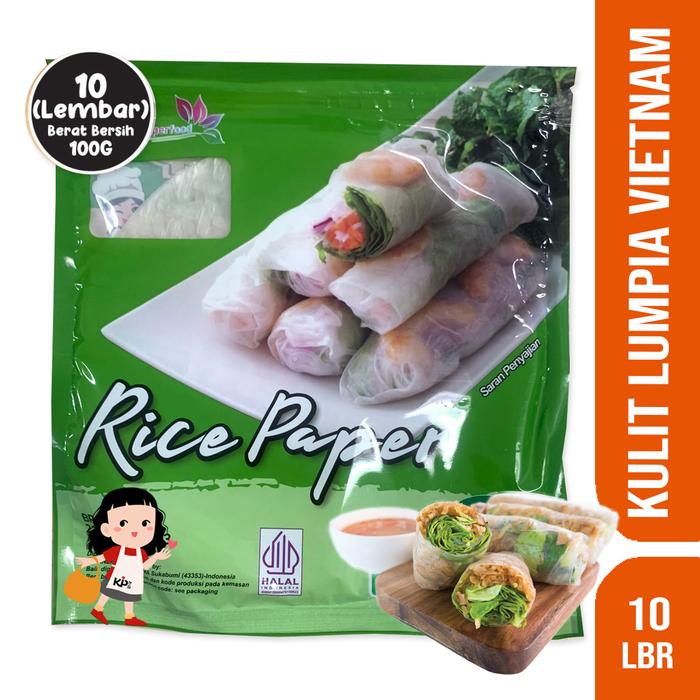Jual Rice Paper | Kulit Lumpia Vietnam BANH TRANG 100g - BULAT ...