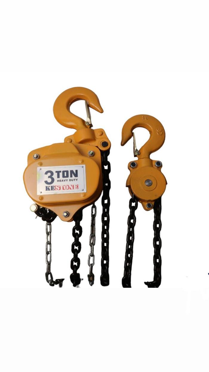 Jual CHAIN BLOCK / TAKEL / KATROL MANUAL LIFTING BARANG - 5 Ton x 3 ...