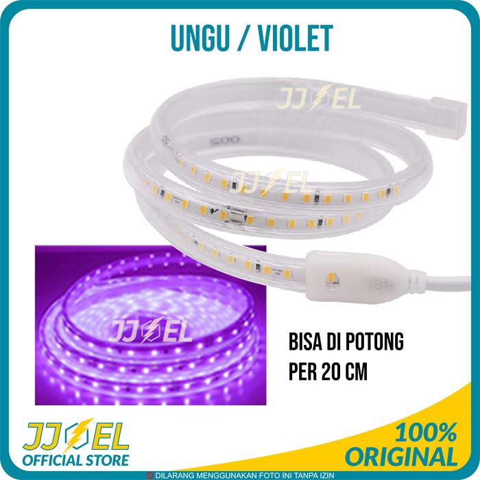 Jual Paket Lampu LED Strip 1-10 Meter 220V Premium Tipe 2 Potong Per 20 ...