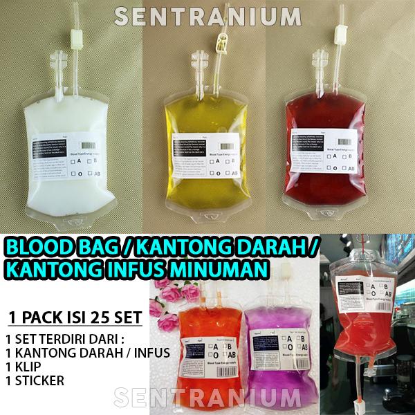 Jual Blood Bag / Kantong Infus Darah Plastik Kemasan Minuman Kekinian ...