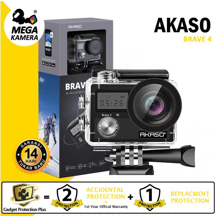 Promo AKASO Brave 4 Action Camera 4K - Video Kamera Brave4 Cicil 0% 3x ...