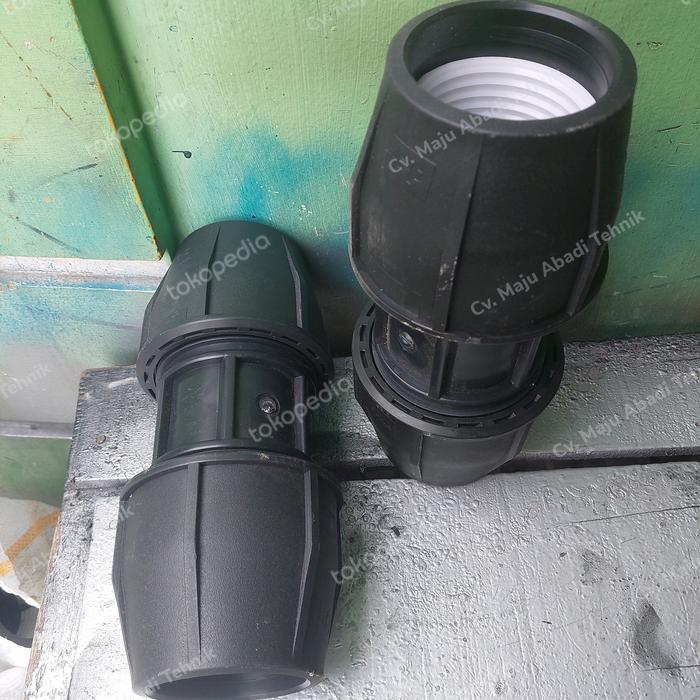 Jual SOK DRAT DALAM HDPE POLY PUS HDPE 21/2" INCH PN 16 MM - Jakarta ...