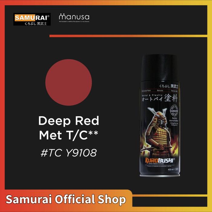Jual Pylox Samuraipaint Deep Red Met TC Y9108, Cat Pilox - Kota Tangerang Selatan - Samurai ...