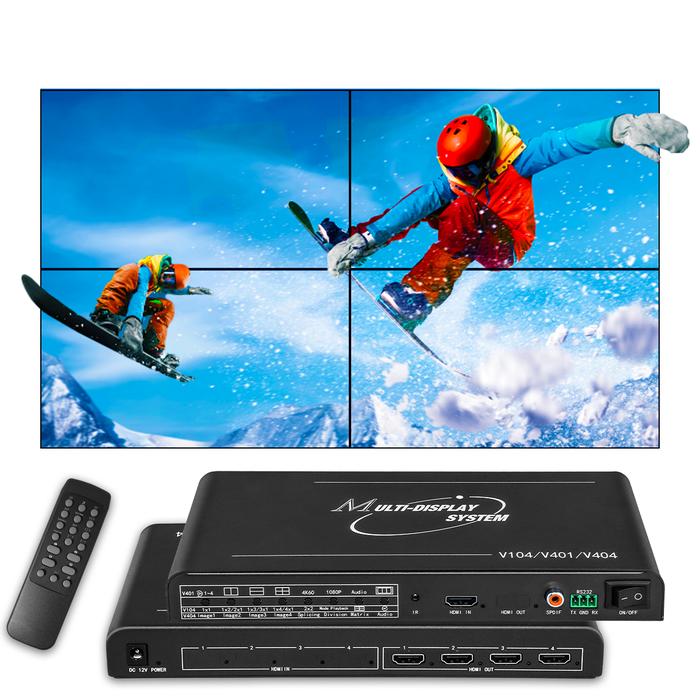 Jual 4k HDMI Video Wall Controller 1x2 1x3 1x4 2x1 2x2 3x1 4x1 - Kota ...