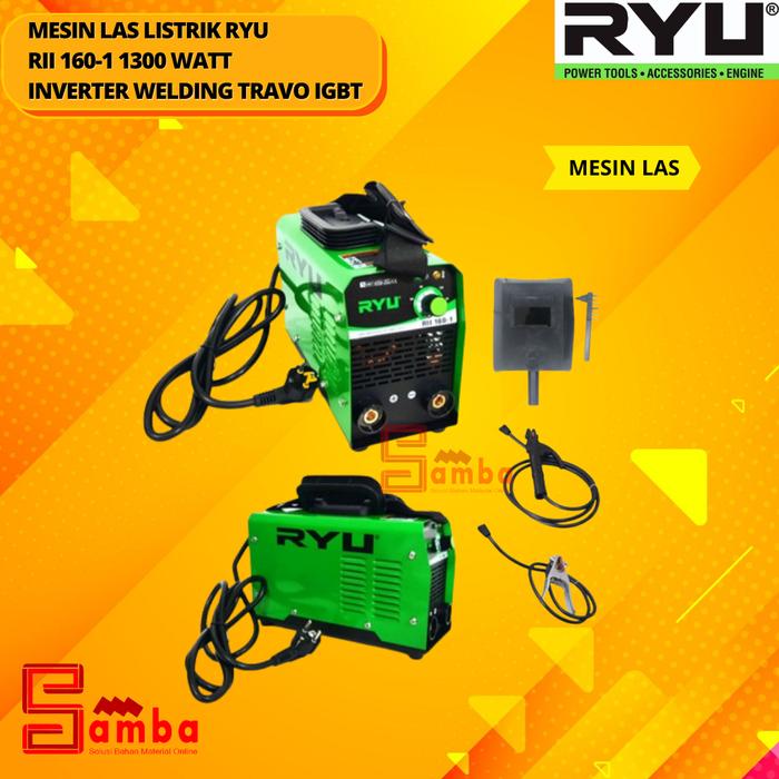 Jual MESIN LAS LISTRIK RYU RII 160-1 1300 WATT INVERTER WELDING TRAVO IGBT - Kota Tangerang ...