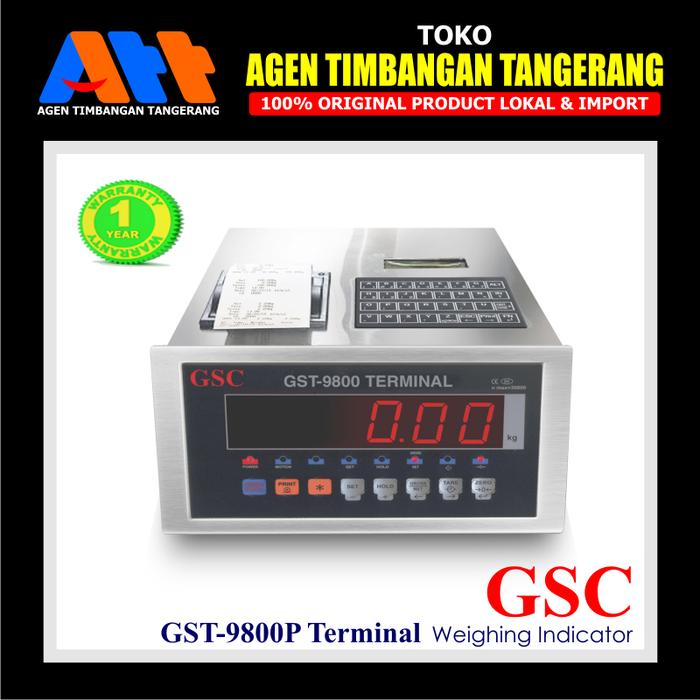 Jual GSC GST-9800P Terminal Indicator Jembatan Timbangan Digital Truk Scale - Kab. Tangerang ...