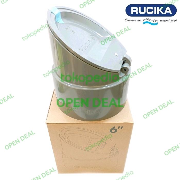 Jual BackFlow Valve 6" inch Pvc Rucika / Tutup Pipa Pembuangan Anti ...