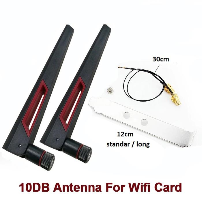 Jual Antenna ax200 ax210 ax201 9560 m2 mhf4 ipex4 wifi dual antena ngff ...