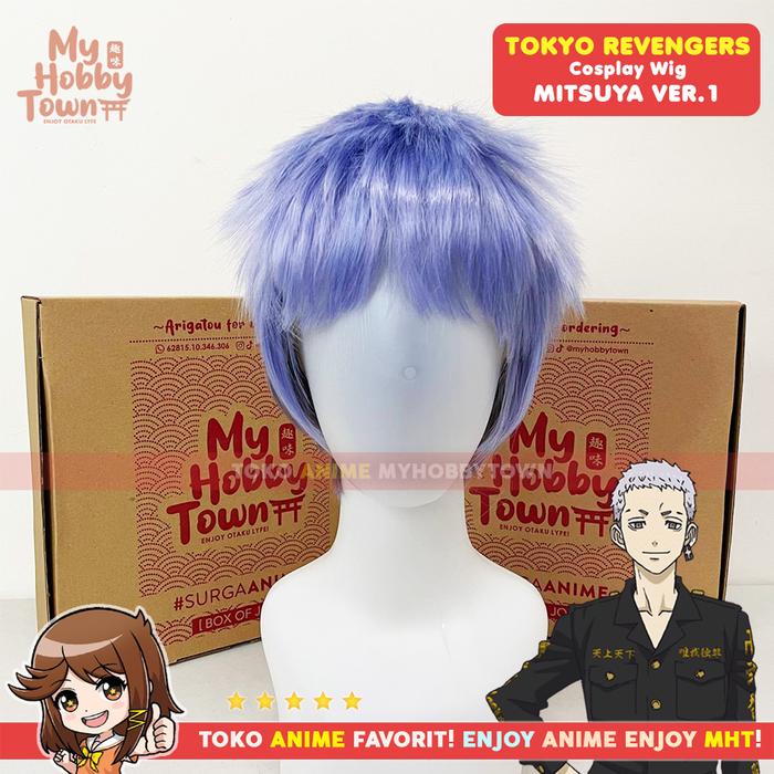 Jual Wig Cosplay Anime Tokyo Revengers : Mitsuya Takashi Rambut Palsu ...