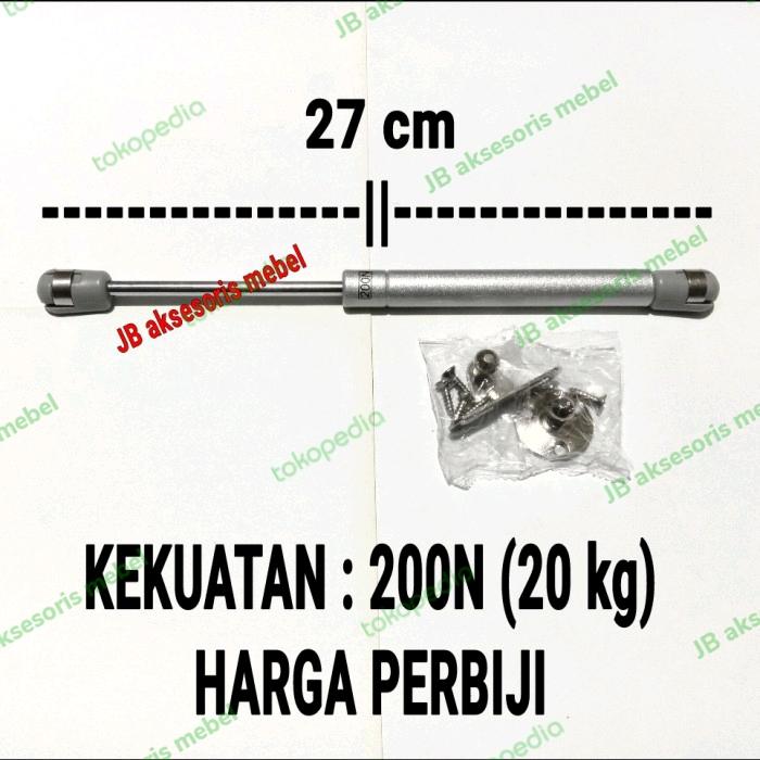 Jual GAS SPRING PRING 200N (PERBIJI) / HIDROLIS HIDROLIK PEGAS 20 kg ...