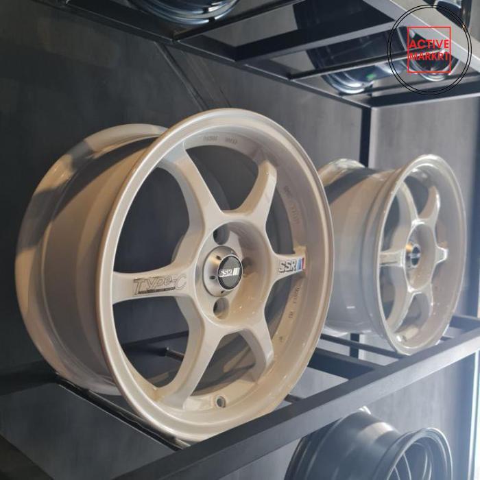 Jual Velg Mobil Racing JDM SSR Type C RS R15 lebar 6.5 Putih Brio , jazz , - Jakarta Barat ...