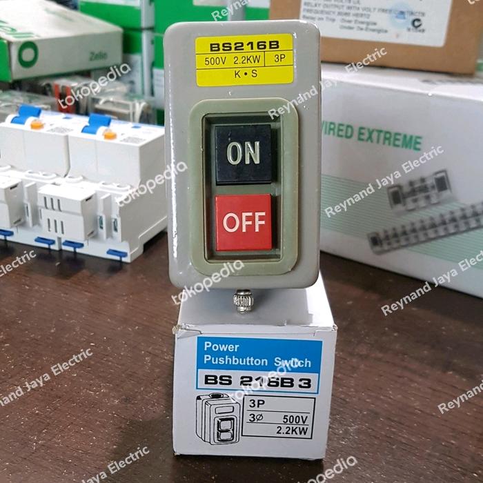 Jual power push button on off BS216B 3p 15A/2.2kW fort economic - Jakarta Pusat - Reynand Jaya ...