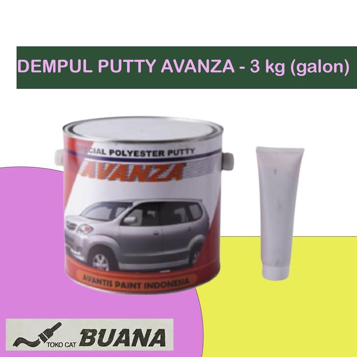 Jual Dempul Special Polyester Putty AVANZA - 3 kg (galon) - Kab ...