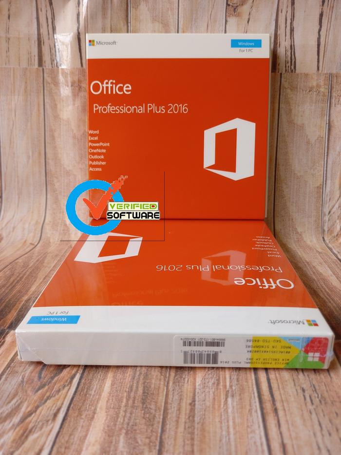 Jual Microsoft Office 2016 Pro Plus Product Key Card DVD Original Full ...