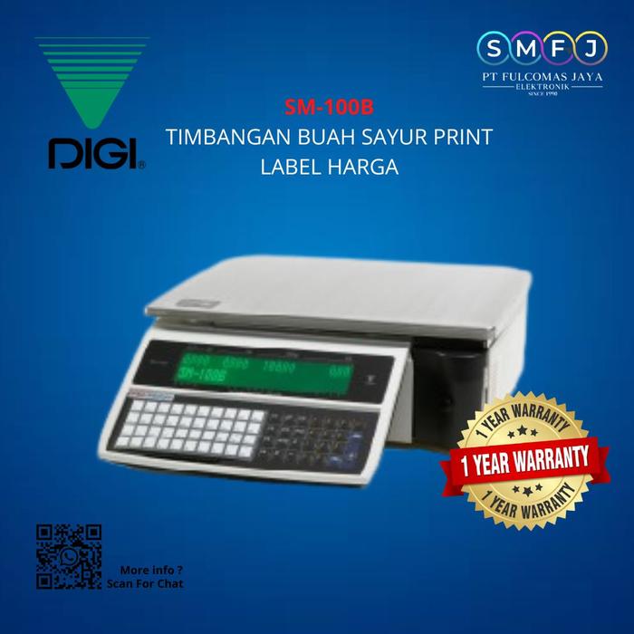 Jual DIGI SM-100B TIMBANGAN LABEL HARGA SM-100 B - Jakarta Barat - S.M ...